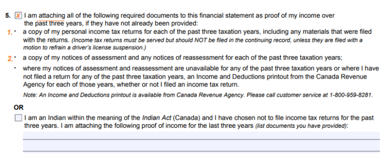 Form 13: Financial Statement - Elgin-Oxford Legal Clinic