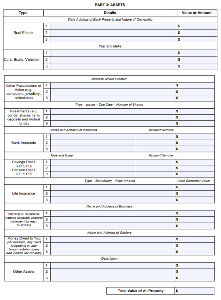 Form 13: Financial Statement - Elgin-Oxford Legal Clinic
